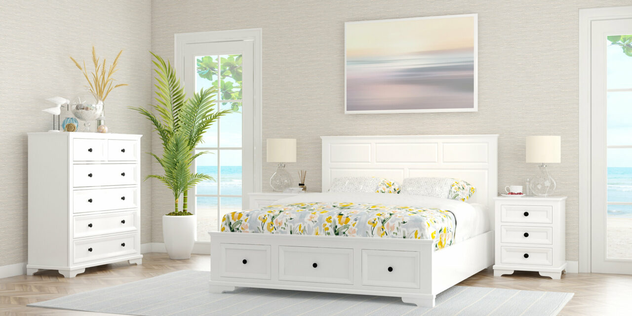 Buy VIENNA BED, TALLBOY & BEDSIDES-KIT-MKII Online | Bedding Barn